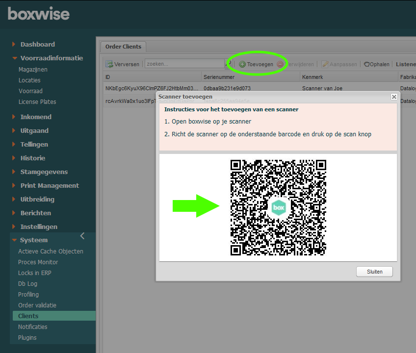 De BW Order client koppelen aan boxwise en ontkoppelen – Boxwise kennisbank
