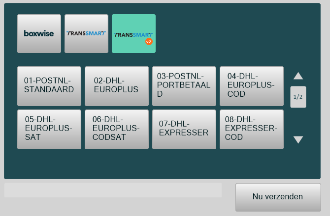 Hoe pas je de naam van de verzendknoppen aan? (Transsmart/nShift V2 koppeling) – Boxwise kennisbank